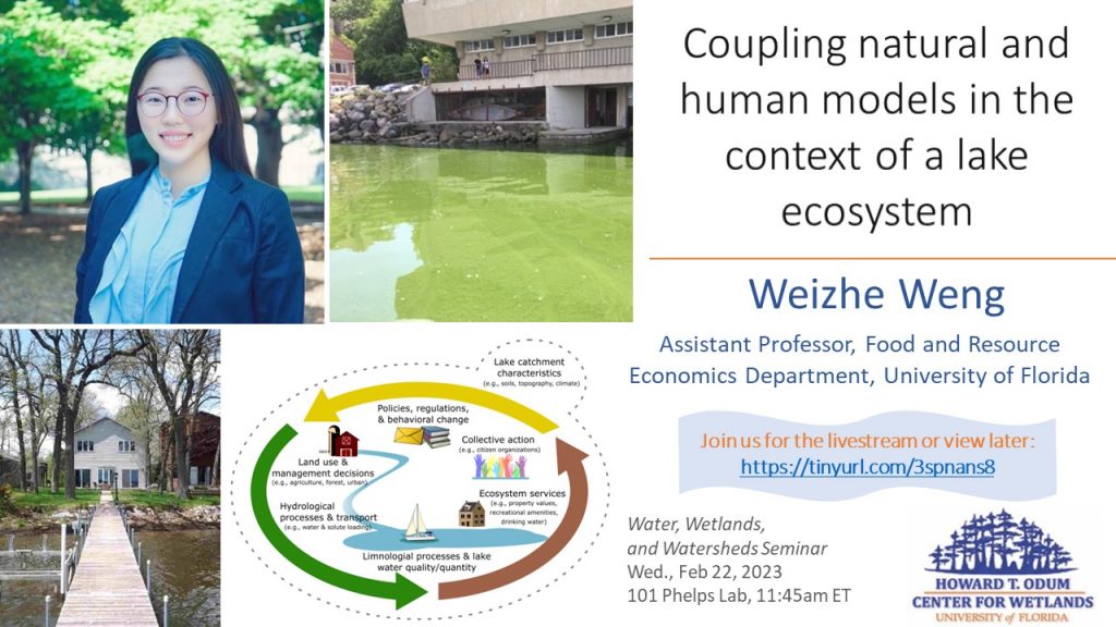 Coupling natural and human models in the context of a lake ecosystem ...